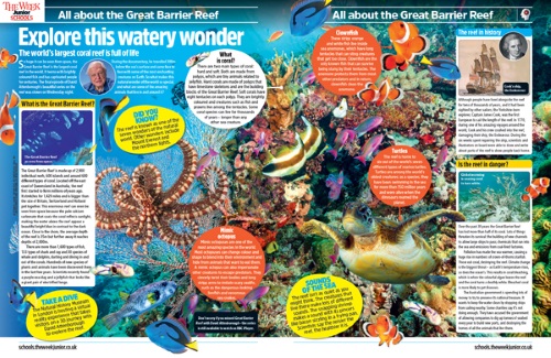 The Great Barrier Reef resource |The Week Junior Schools