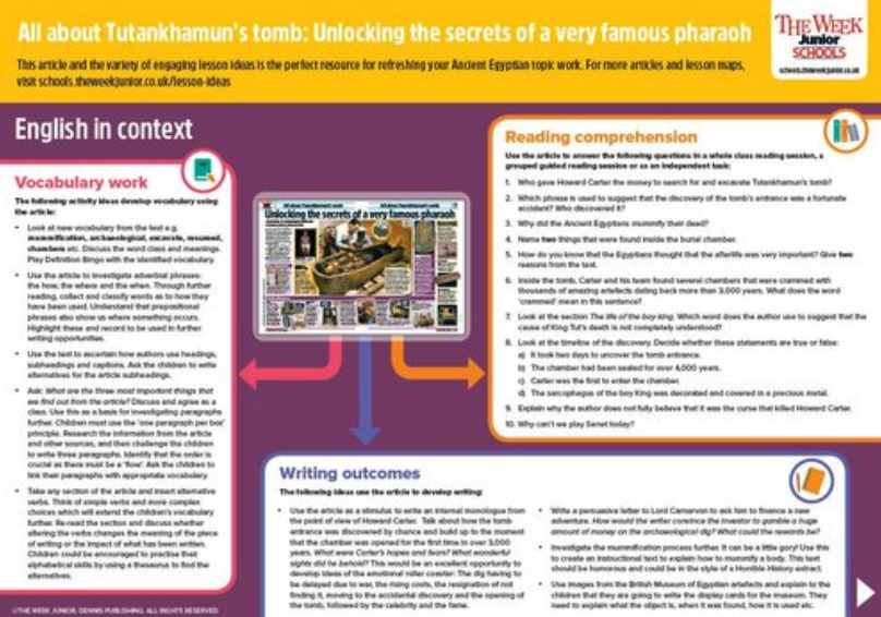 Learn all about the ancient Egyptians